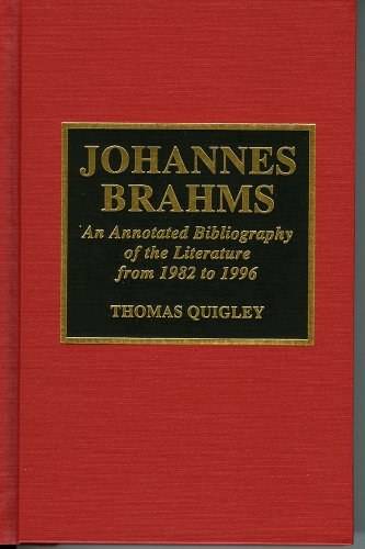 Johannes Brahms（1998年8月出版的图书）_百度百科