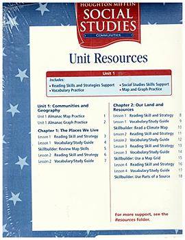 Social Studies Grade 3, Unit Research Folder Communities: Houghton ...