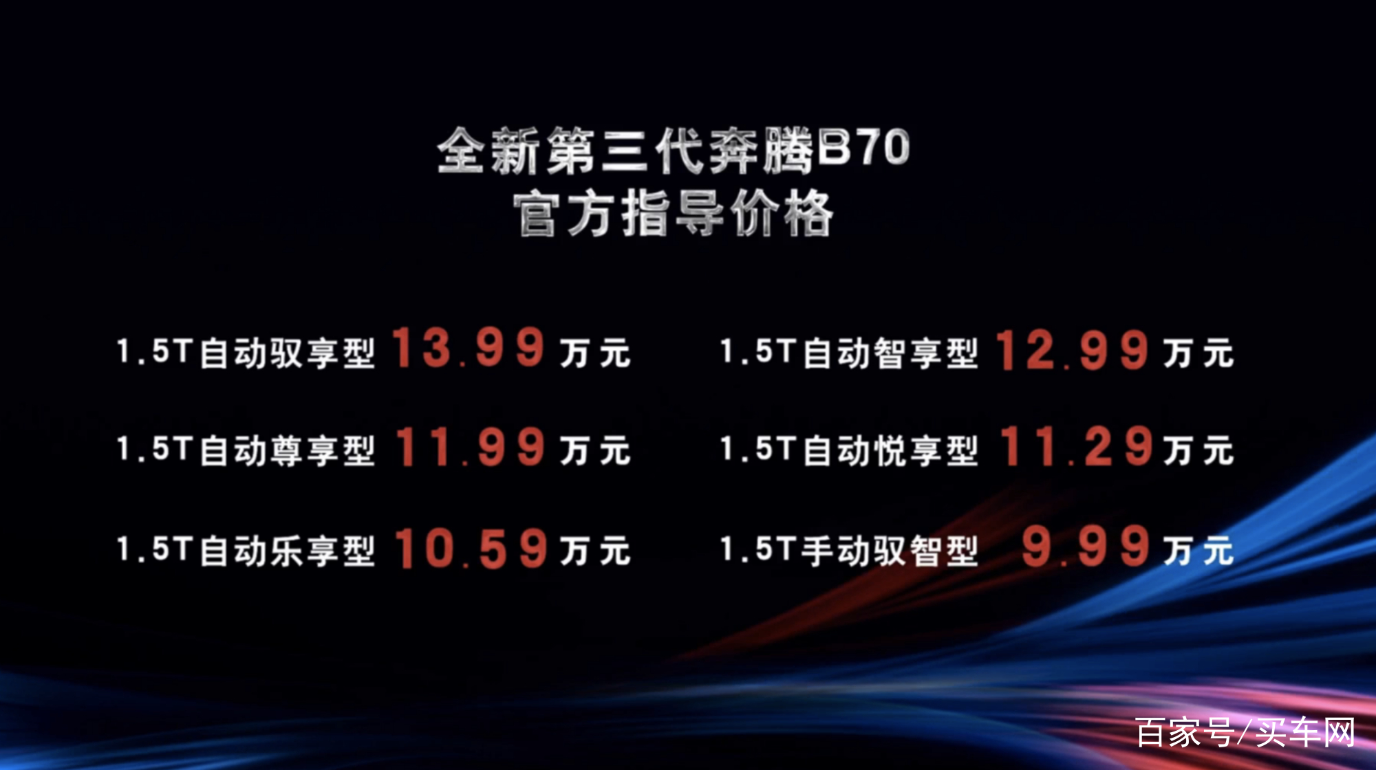 10万级家轿市场迎新，全新第三代奔腾B70能否重塑往日辉煌？_百科TA说