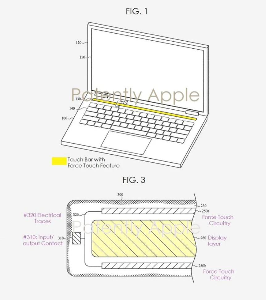 苹果可能会在未来的MacBook Pro Touch Bar中添加强制触摸传感器_百科TA说