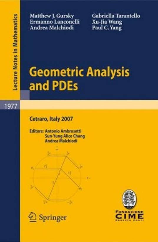 Geometric Analysis and PDEs_百度百科