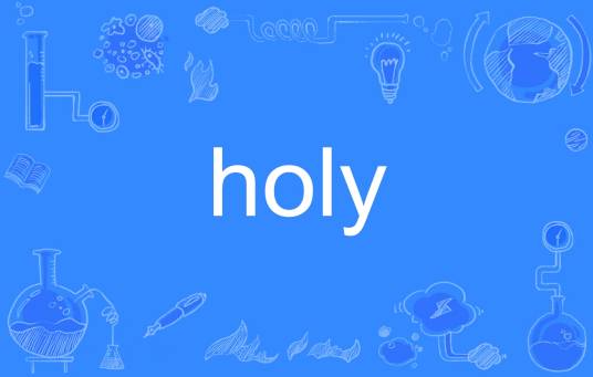 Holy（英文单词）_百度百科