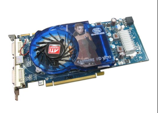 蓝宝石HD3870 512M蓝曜天刃2代_百度百科