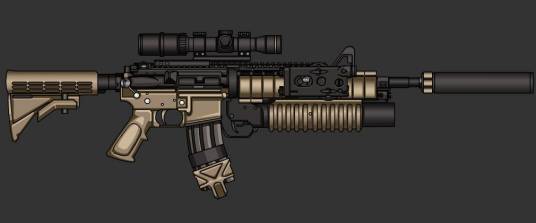 M4A1战术版_百度百科