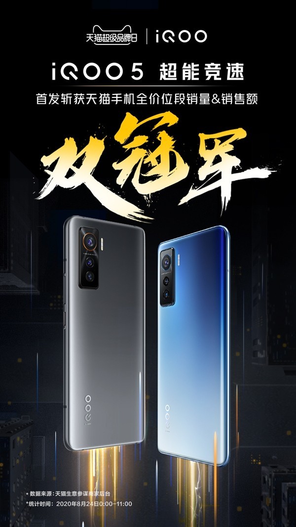 骁龙865 iQOO 5首销战报 多平台销量/销售额双冠_百科TA说