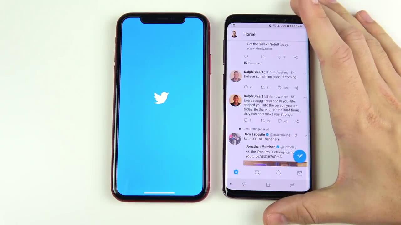 老外实测iPhoneXR与三星S9的性能差距多大_百科TA说