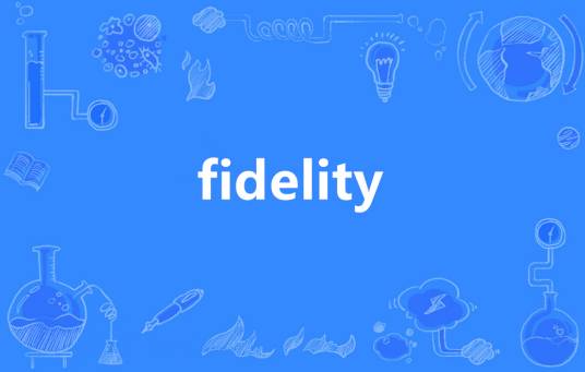 Fidelity（英语单词）_百度百科