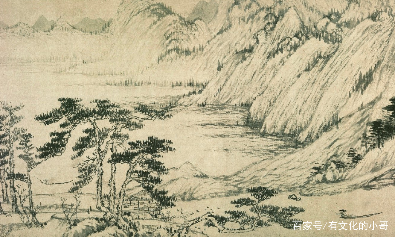 黄公望用三年画了一幅画，后世画家赞不绝口，曾被大火烧成两半！_百科TA说