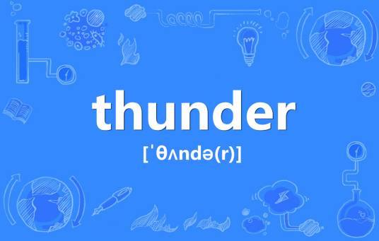 thunder（英文单词）_百度百科