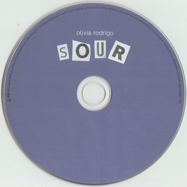 SOUR（2021年奥利维亚·罗德里戈发行的音乐专辑）_百度百科
