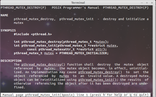 int pthread_mutex_init_百度百科