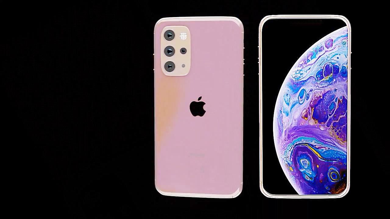 iPhone12概念机：无刘海真全屏不香吗，这样的设计才叫iPhone_百科TA说