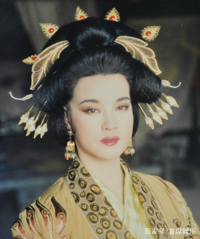 这才是古装！95版《武则天》中毛戈平的化妆术绝了，美得太真实！_百科TA说