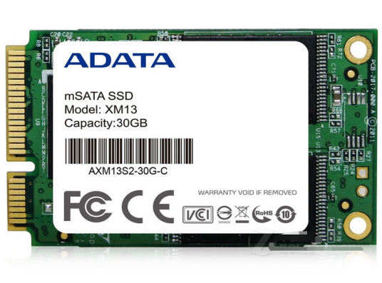 威刚XM13 mSATA SSD微型固态硬盘(30GB)_百度百科