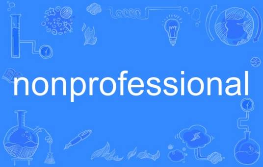 nonprofessional_百度百科