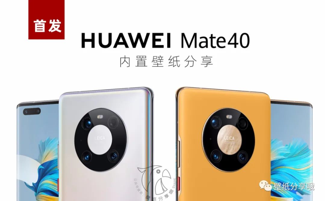 首发！华为Mate40 Pro内置系统原生2K分辨率壁纸来了_百科TA说