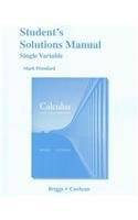 Student Solutions Manual, Single Variable for Calculus（图书）_百度百科