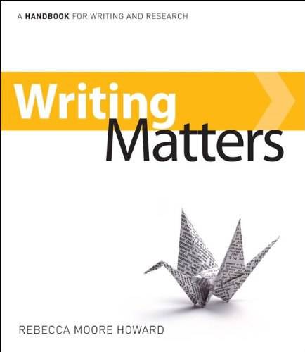 Writing Matters_百度百科
