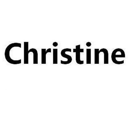 Christine（女子英语名）_百度百科