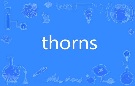 Thorns（英文单词）_百度百科