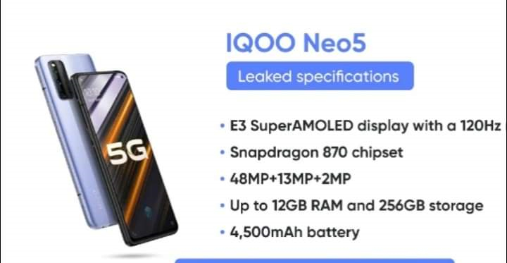 比上一代充电速度快一倍，iQOO Neo5 配置大赏_百科TA说