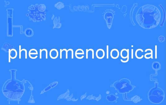 phenomenological_百度百科