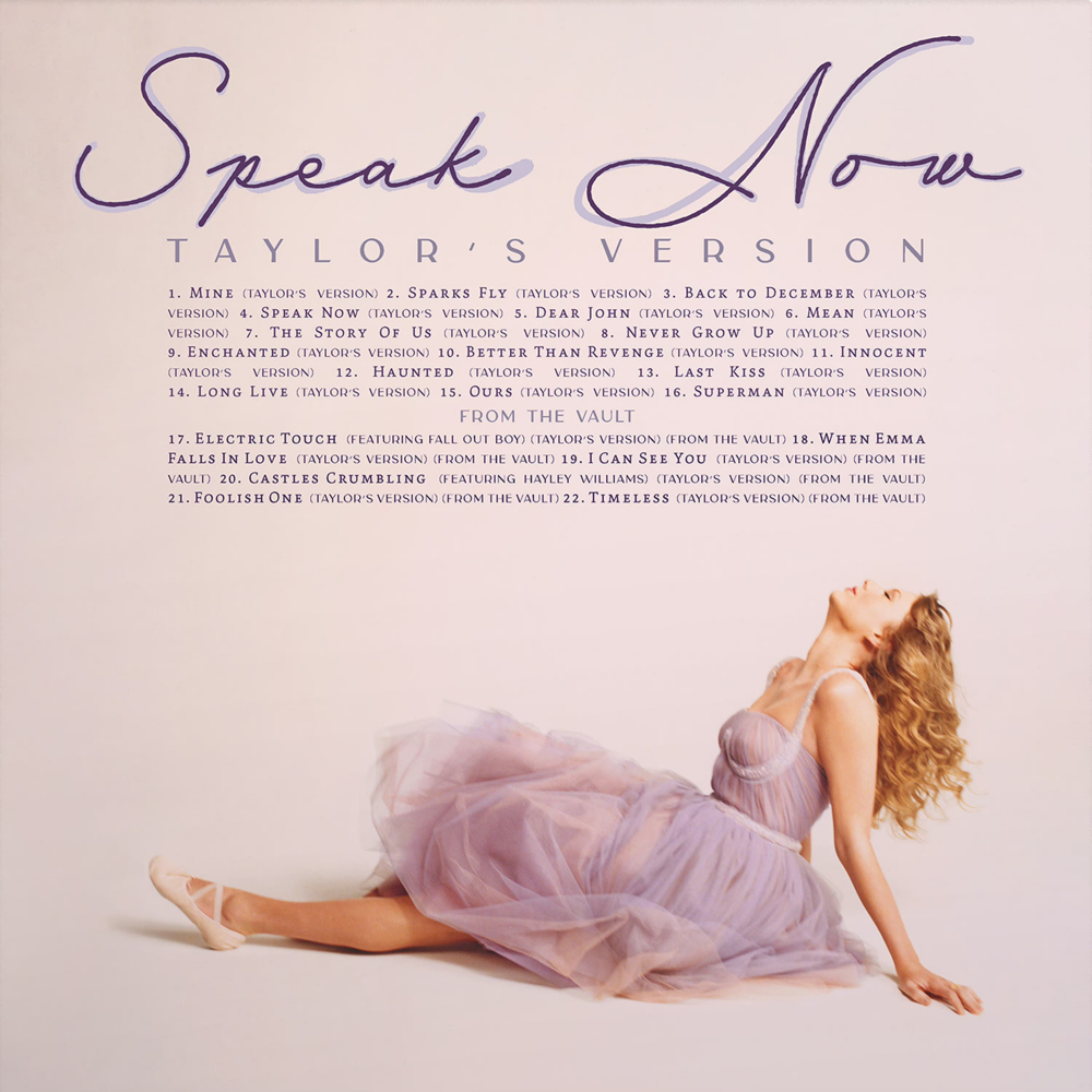 Speak Now (Taylor's Version)_百度百科
