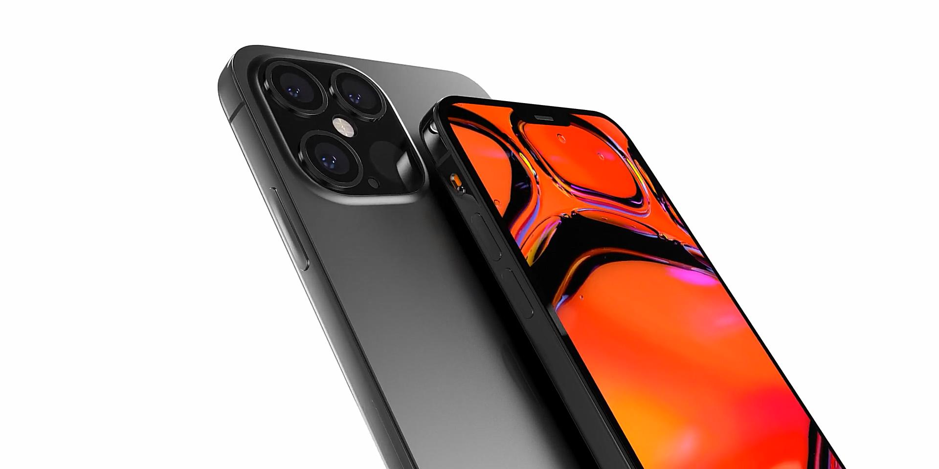 iPhone12Pro概念图：隐藏式镜头+窄刘海 A14处理器大显神威_百科TA说