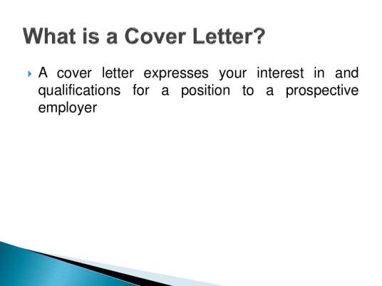 cover letter_百度百科