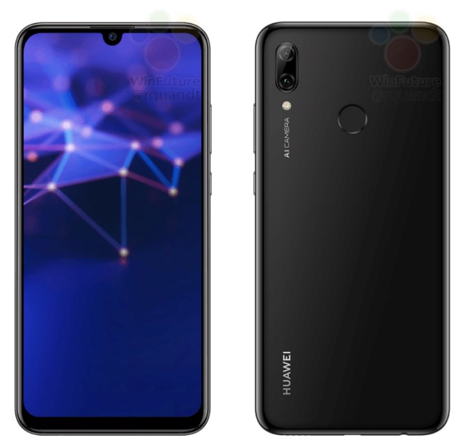 华为P Smart 2019渲染图曝光_百科TA说