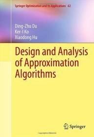 Design and Analysis of Approximation Algorithms_百度百科