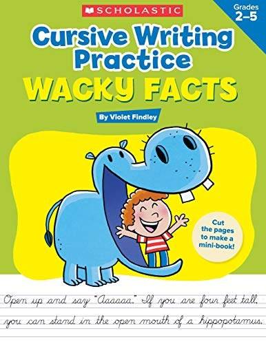 Wacky Facts Cursive Writing Practice_百度百科