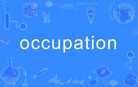 occupation（英语单词）_百度百科