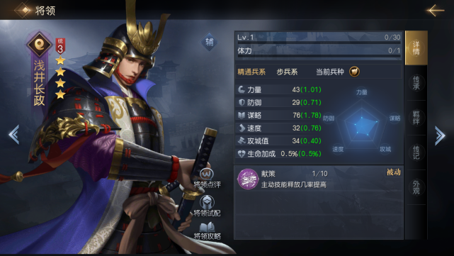 浅井长政（手游《征服与霸业》中的武将）_百度百科