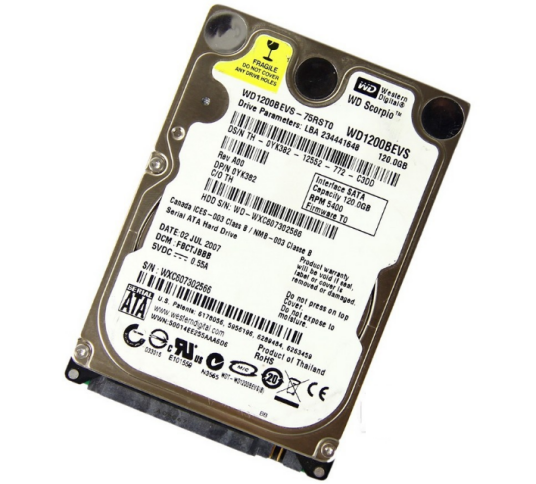 WD WD1200BEVS 串口笔记本_百度百科