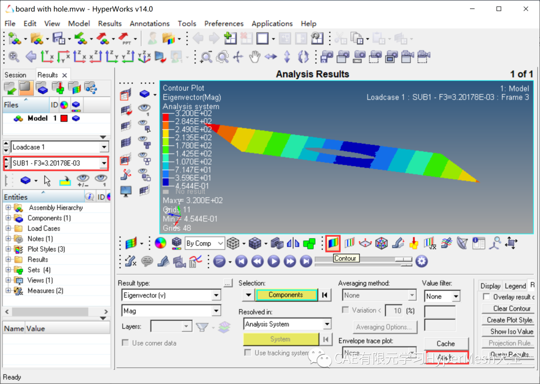 HyperMesh和Optistruct联合仿真，模态分析实例——小孔应力集中仿真_百科TA说