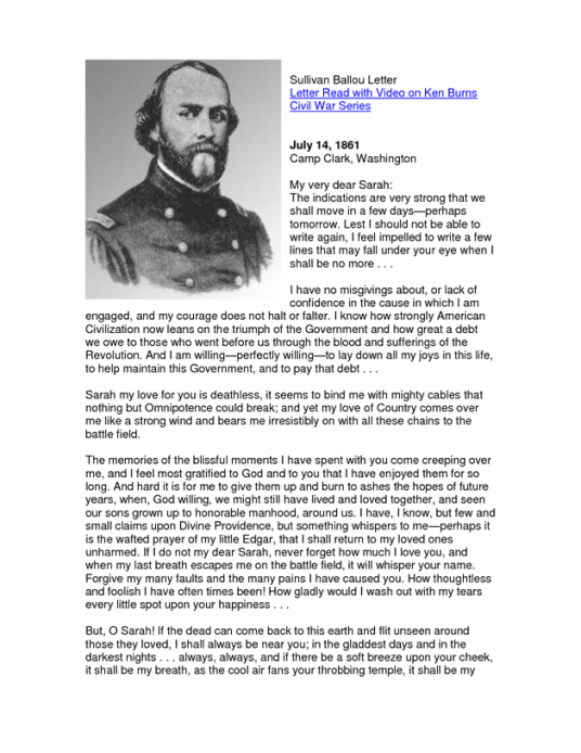 Sullivan Ballou_百度百科