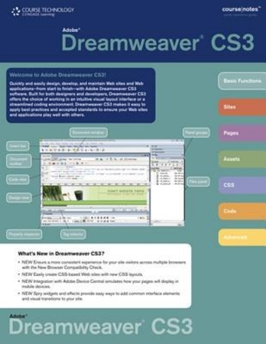 Adobe Dreamweaver Cs3 Coursenotes_百度百科