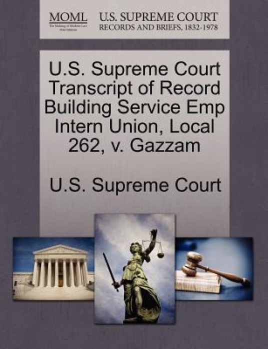 U.S. Supreme Court Transcript of Record Building Service Emp Intern ...