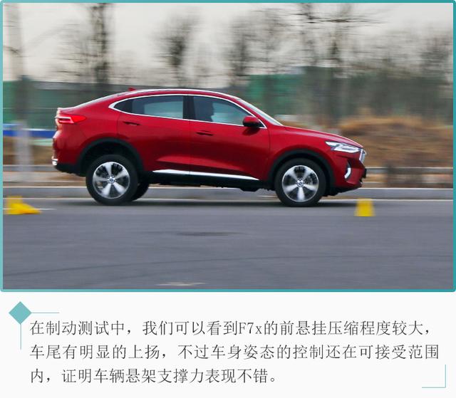 跑得动停得稳 2021款哈弗F7x两驱2.0T版测试_百科TA说