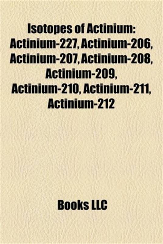 Isotopes of Actinium_百度百科