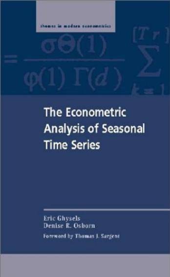 The Econometric Analysis of Seasonal Time Series_百度百科