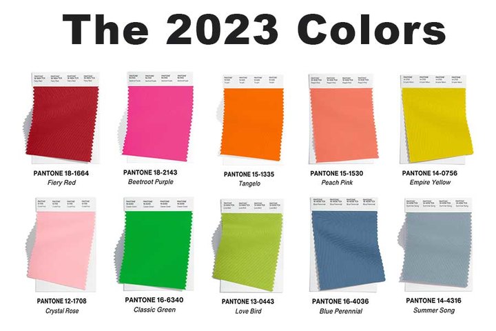 PANTONE 公布年度颜色，2023 非常红！_百科TA说