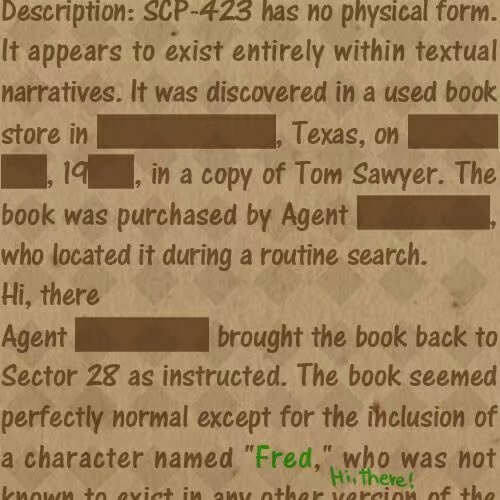 SCP-423_百度百科