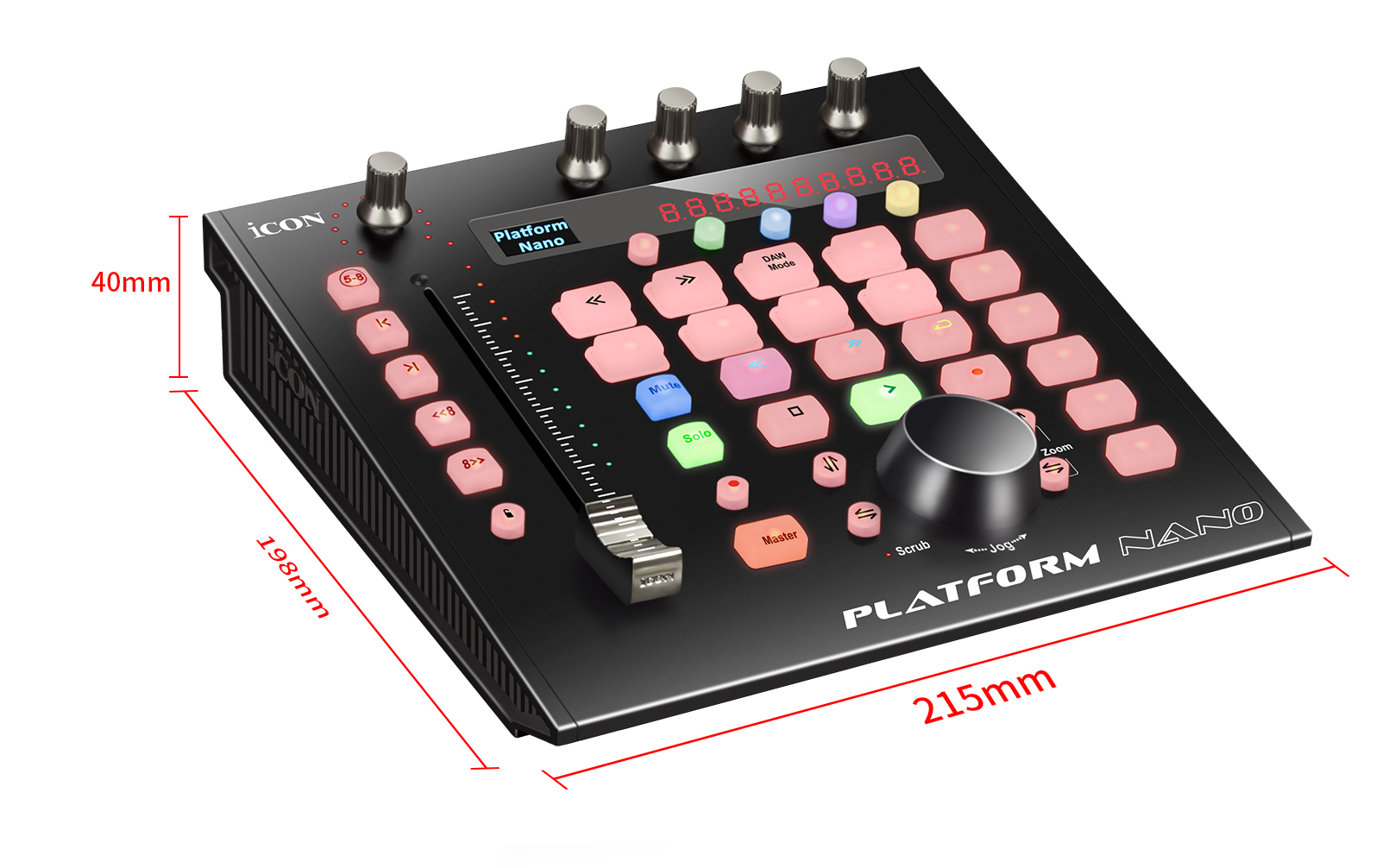 新品发布，iCON Platform Nano便携式蓝牙无线MIDI控制器_百科TA说