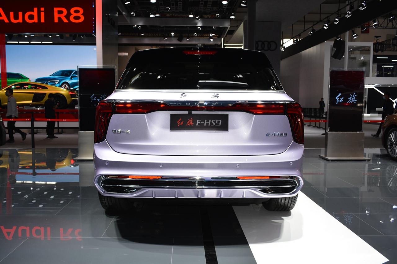 北京车展实拍 大型纯电SUV红旗E-HS9_百科TA说