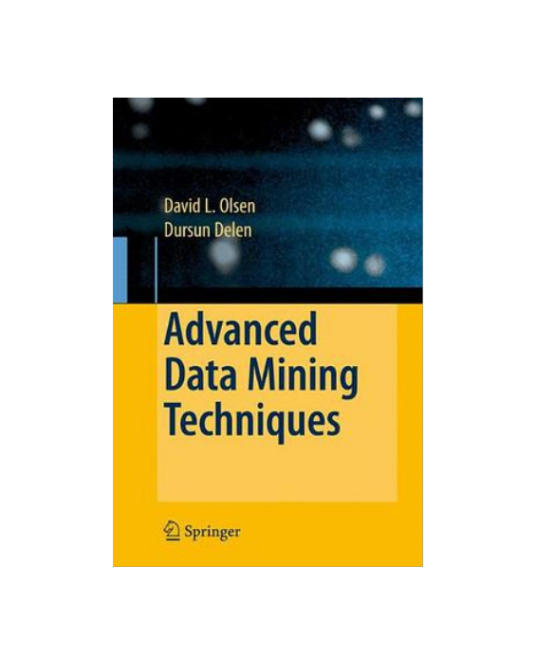 Advanced Data Mining Techniques_百度百科