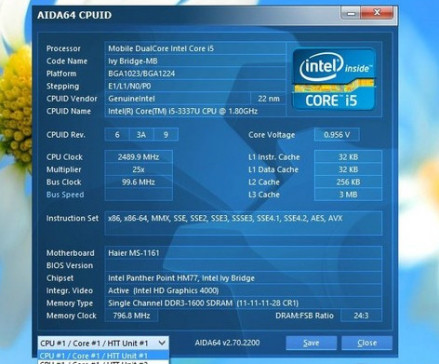 Intel core i5-3337U_百度百科