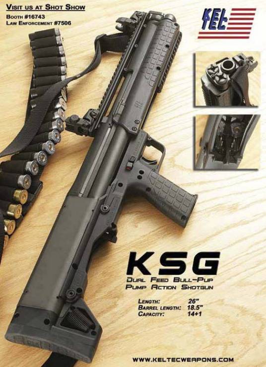 Kel-Tec KSG霰弹枪_百度百科