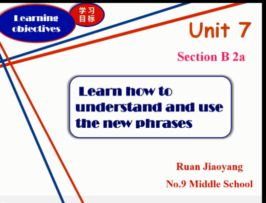 unit 7 section b 2b 短语讲解_百度百科
